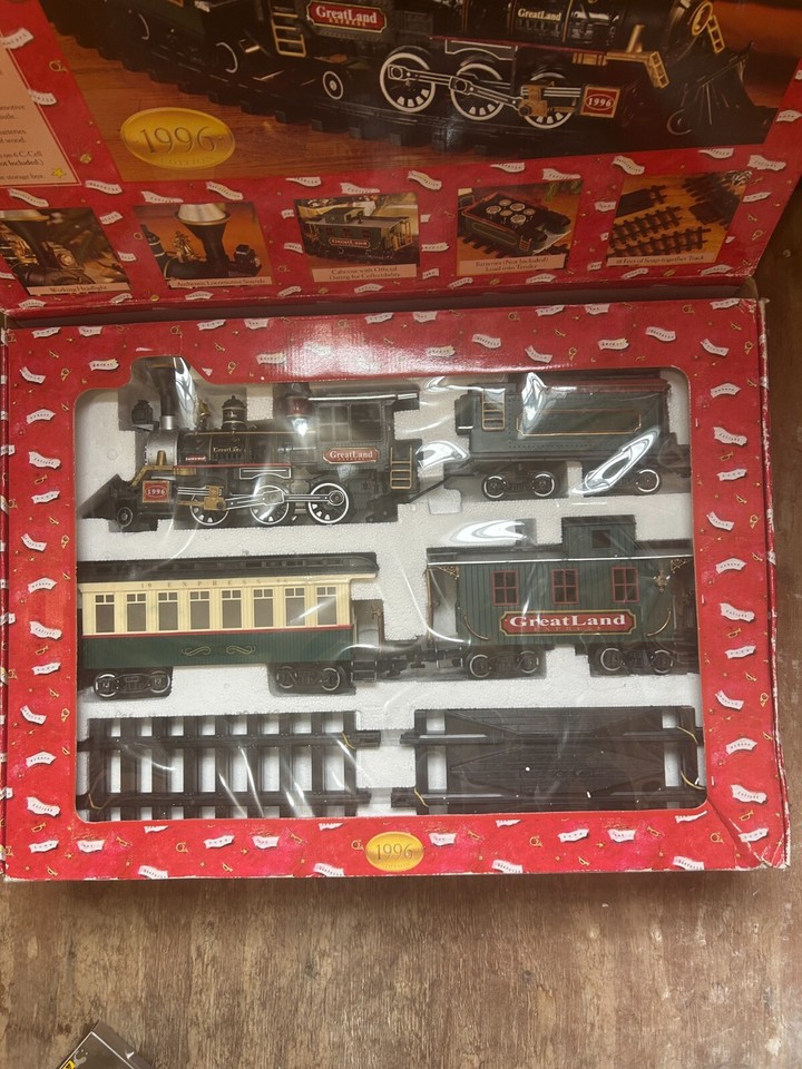 Vintage 1996 Greatland Holiday Express Train complete original Box | eBay