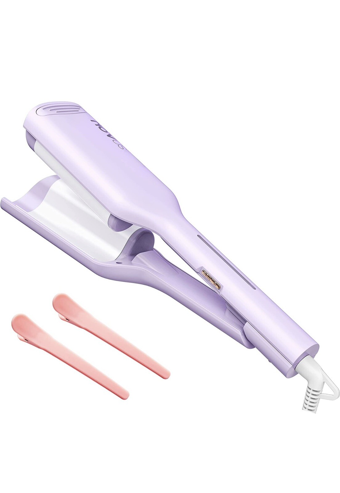 NOVUS Pro Ionic Hair Waver Curling Iron Wand 1 1/4 Inch | eBay