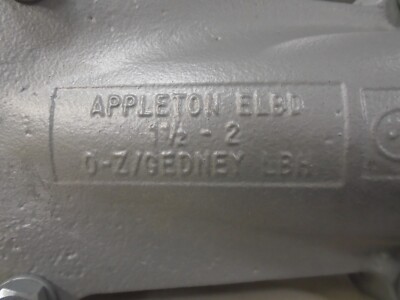 APPLETON LBH 1-1/2" / 2" EXPLOSION PROOF PULLING ELBOW *NEW* | eBay