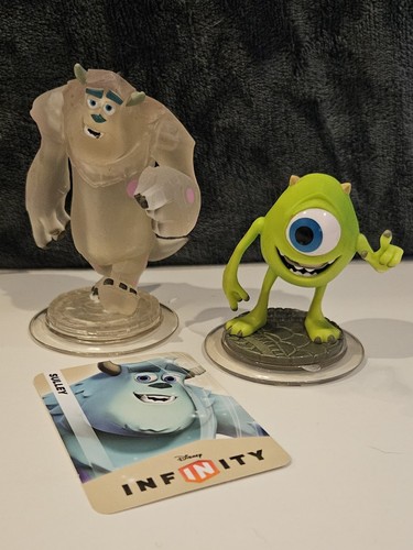 Disney Infinity Monster’s Inc Figures Lot- Mike Wazowski & Crystal ...