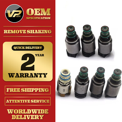 7PCS For FORD Ranger F150 Transmission Valve Body Solenoid Kit 6R60 ...