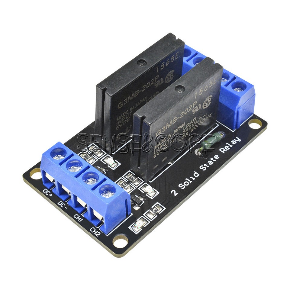 2 Channel 5v SSR Relay Relay Module G3MB-202P Solid for Arduino B3- | eBay