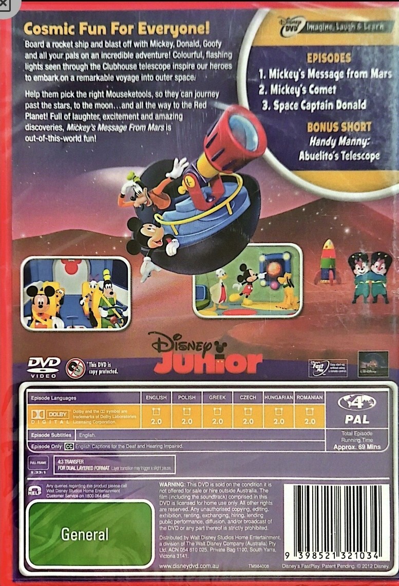 Message From Mars Livedash Mickey Mickey Mouse Clubhouse (TV Series