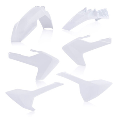 ACERBIS PLASTIC KIT WHITE Husqvarna TC 85 (17/14) TC 85 (19/16) 2018 ...