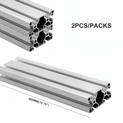 2PACK 4080 Aluminum Extrusion T Slot Anodized Linear Rail For CNC / 3D ...