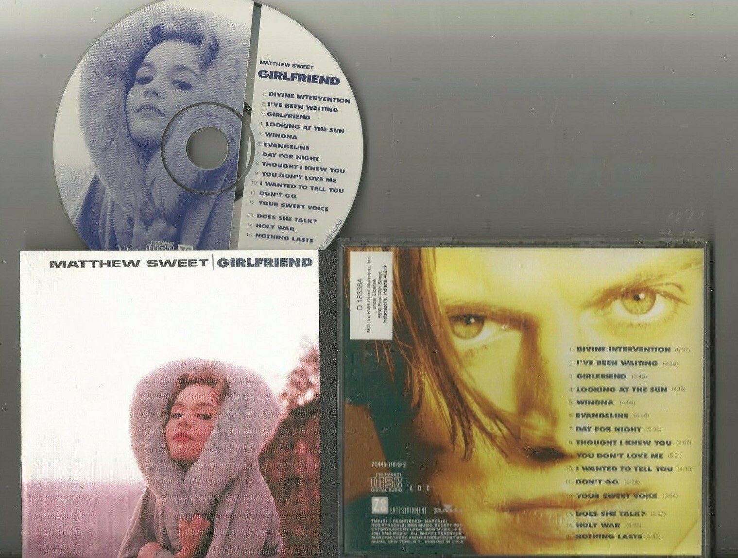 Matthew Sweet - Girlfriend CD 1991 Zoo/Volcano Records power pop VG+/EX ...