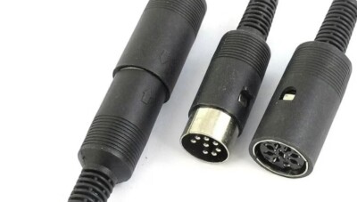 MIDI 8 PIN DIN Male to Female Extension Speaker Audio Microphone MIC ...