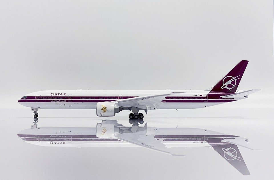 JC WINGS QATAR AIRWAYS B777-300ER RETRO FLAPS DOWN 1:400 JC4QTR0068A IN ...