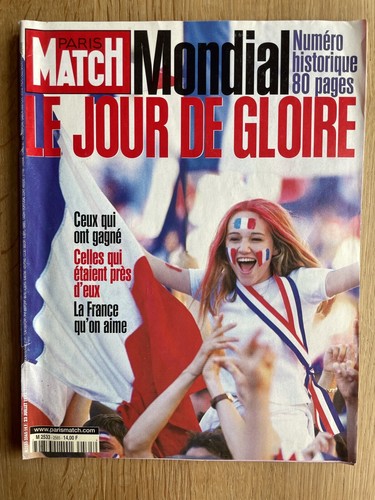 Paris Match FIFA France 98 World Cup Coupe Du Monde Victory Issue 23 ...