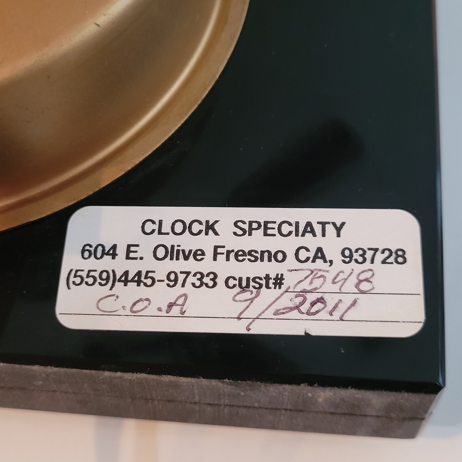 General Electric Clock Model 3H172 Vintage Black Desk Mantel Shelf ...