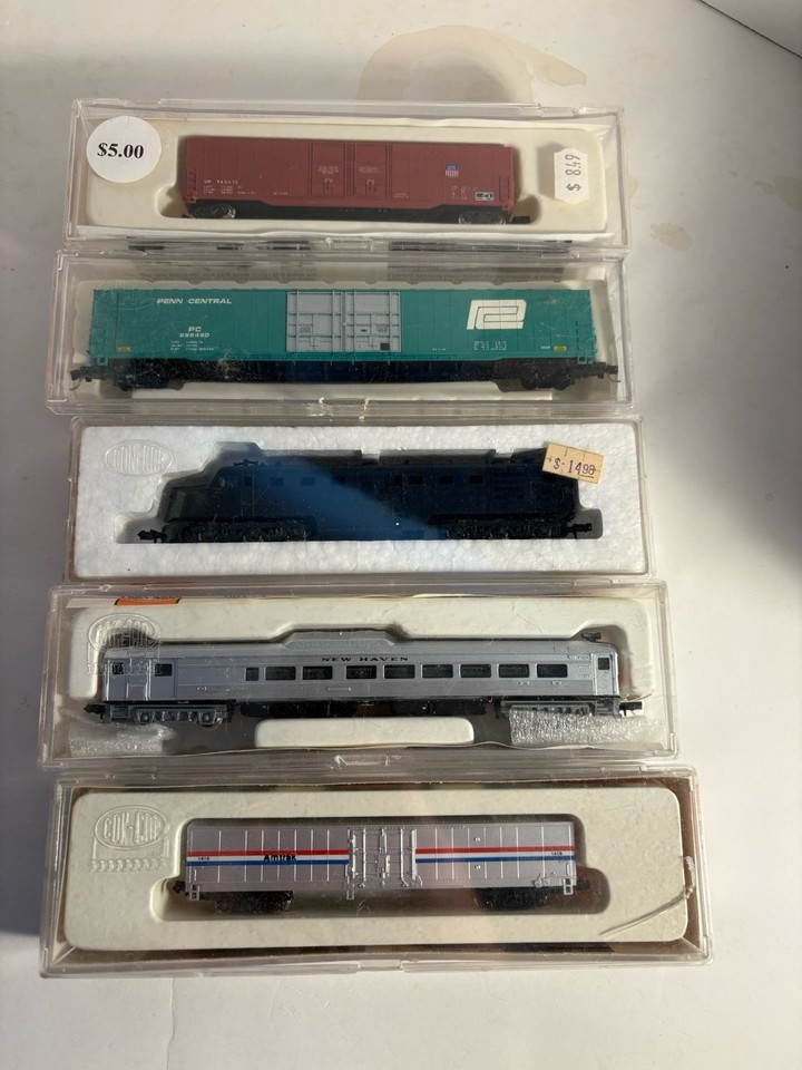 Con Cor N Scale Freight Cars - 19 Pack Multiple SKU | eBay