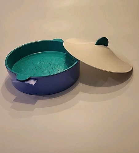 Tupperware Microwave Steamer Dish Strainer Rice Vegetable Cooker | eBay