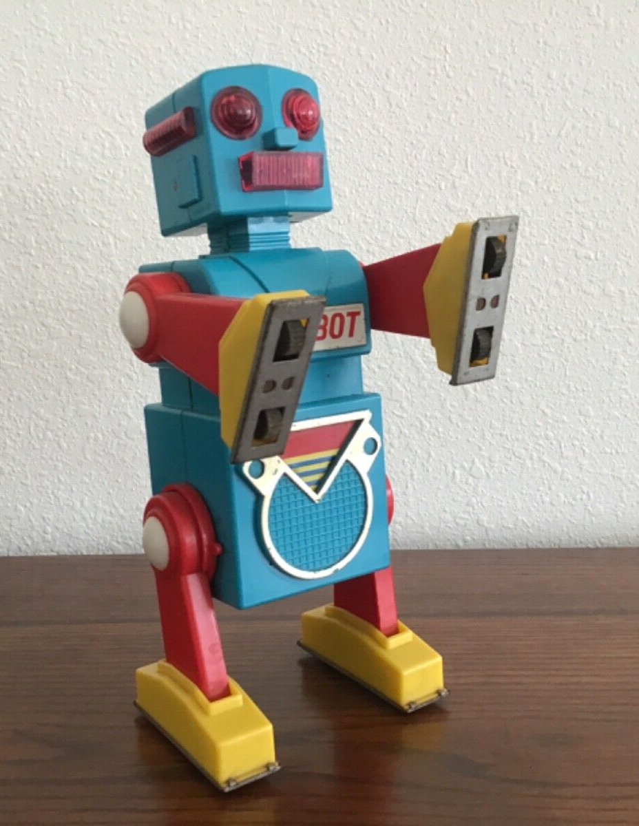 Vintage 1968 Yonezawa Japan Acrobot Robot 9.5" Working Condition | eBay