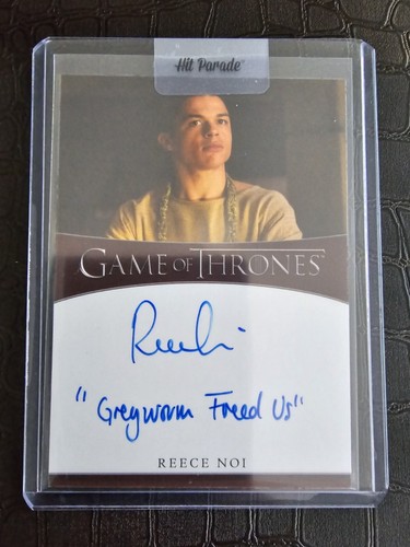 Game of Thrones REECE NOI Auto Inscription "Grey Worm Freed Us ...