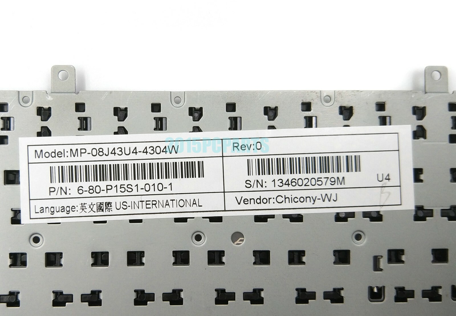 New for Clevo P150HM P151SM1 P170HM P180HM X7200 X8100 Keyboard without ...