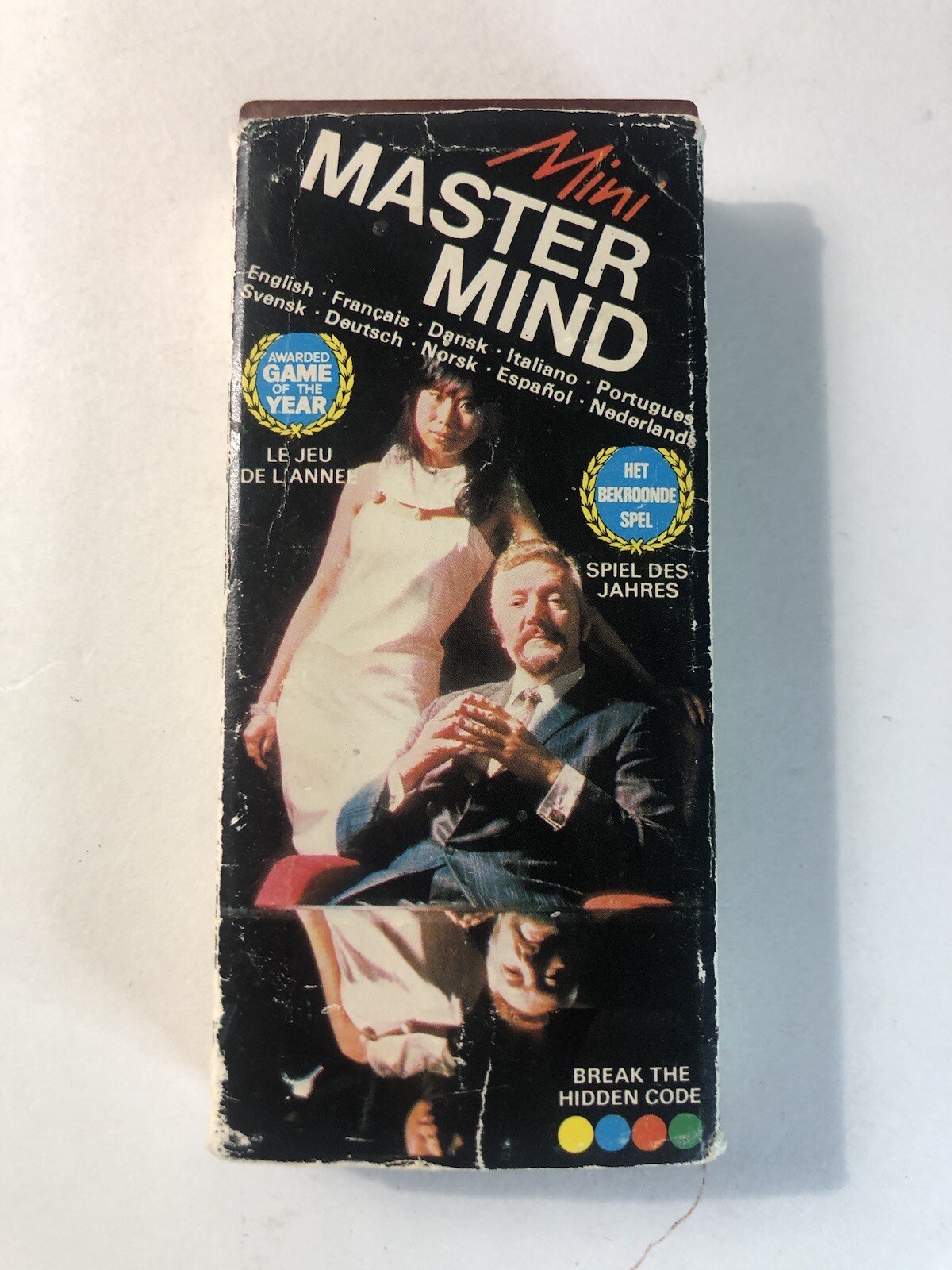 Mini Master Mind Game, Invicta 1972, Break the hidden code. Game of the ...