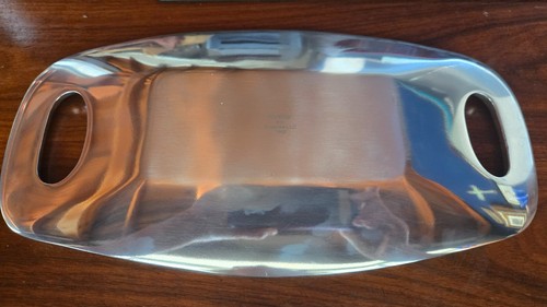 NAMBE Metal Alloy style 610 TRAY PLATTER serve-ware bar14" STUNNING hot ...