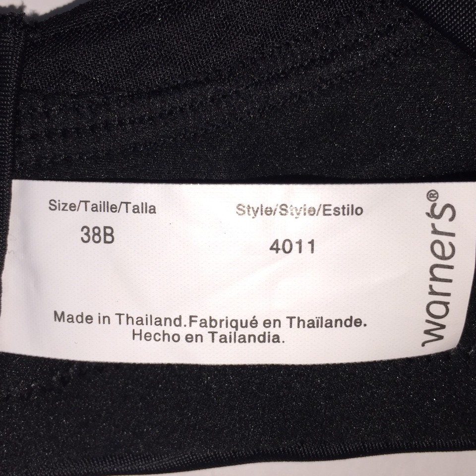 Warner's Bra Wirefree Padded Seamless Cup Invisible Lined TWO 2 TShirt ...