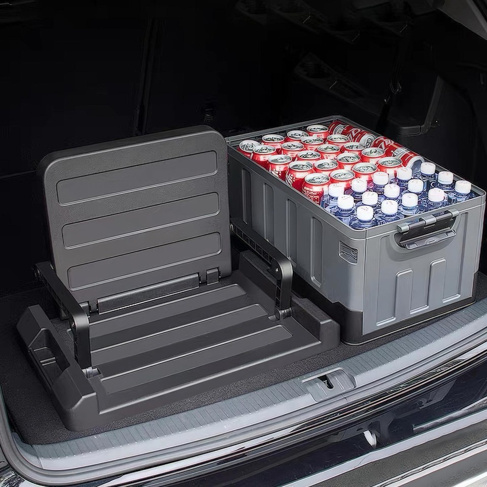 Car Cargo Storage Box Vehicle Trunk Organizer Tray Collapsible Foldable ...
