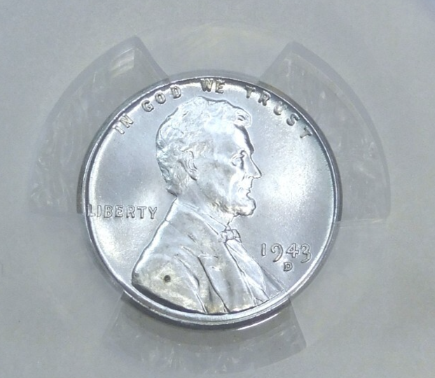 1943-D Lincoln Steel Cent PCGS MS66 Frosty Just Graded PQ New Holder # ...