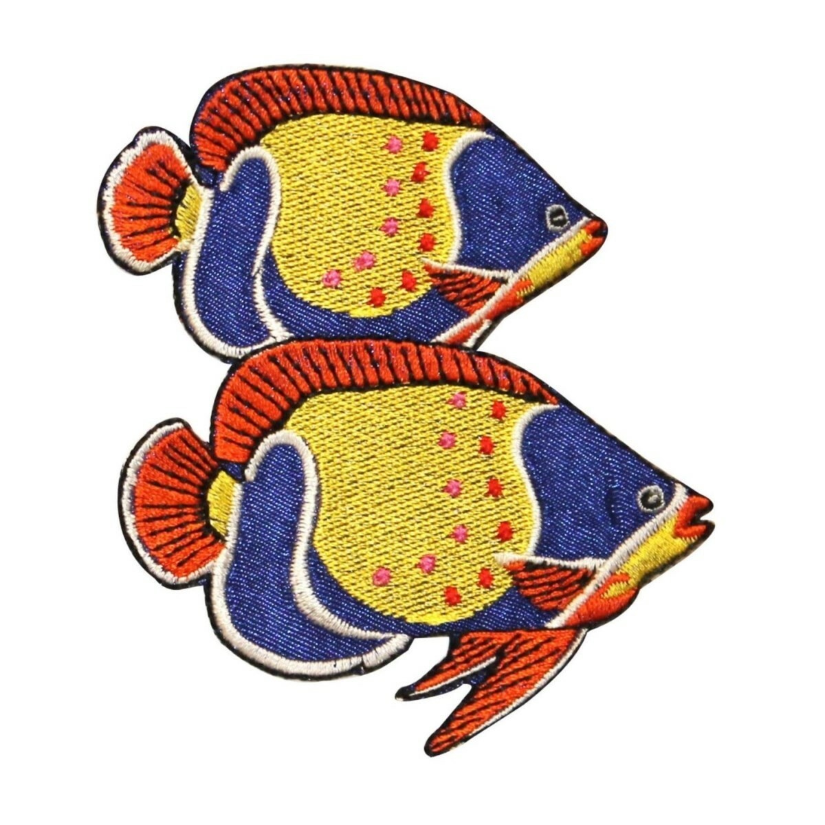 ID 0233 Tropical Beta Fish Patch Fight Fishing Pet Embroidered Iron On ...