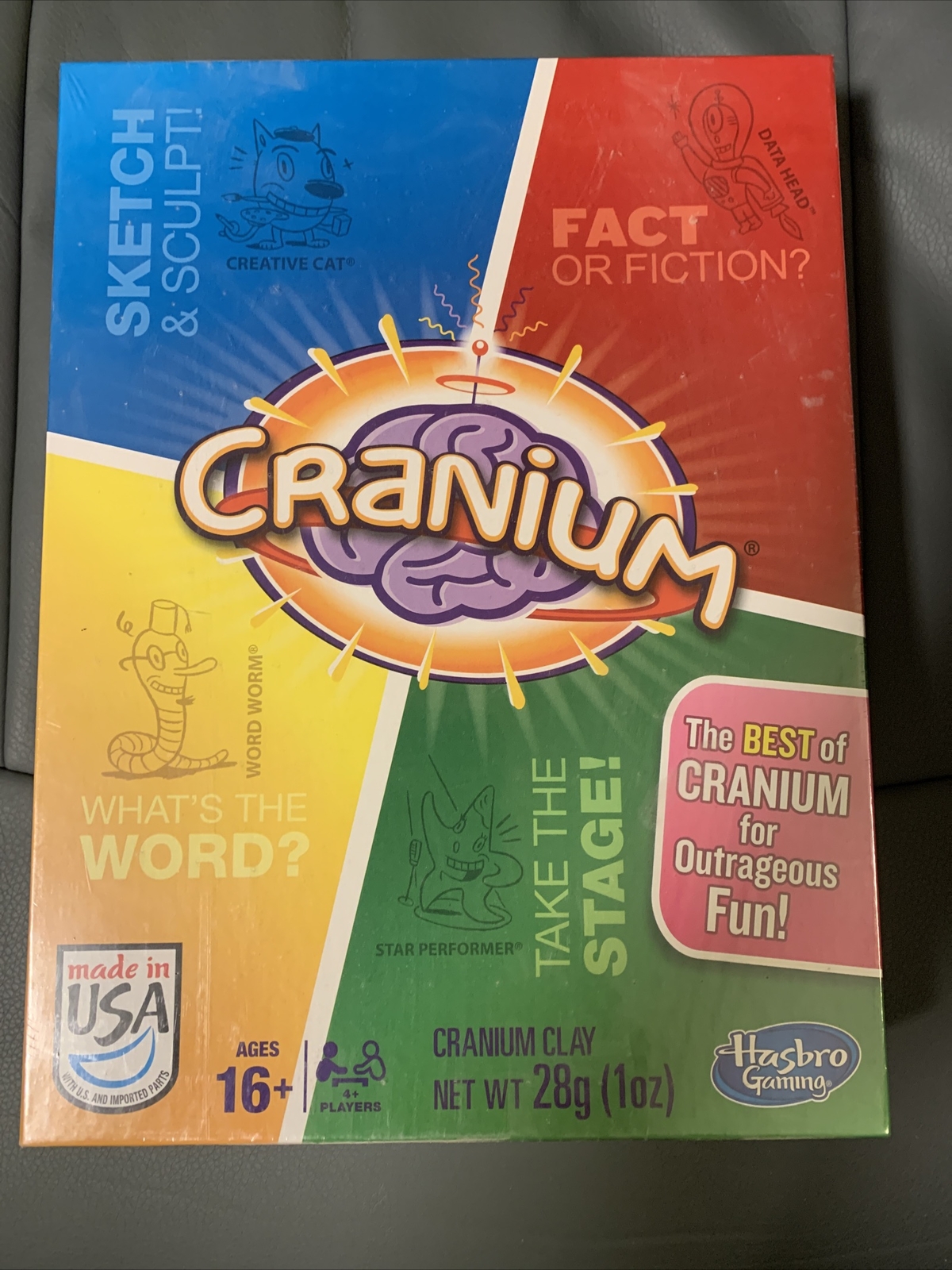 Board Game -The Best of Cranium by Hasbro Age 16+ Players 2-4 Brand New ...