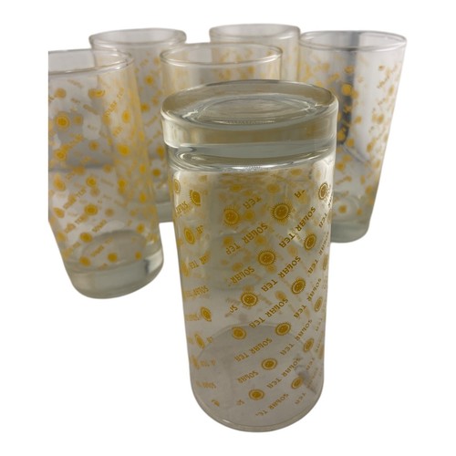 Solar Sun Tea Maker Glass Jar Canister w/ Domed Lid 1970's Vintage W/ 6 ...