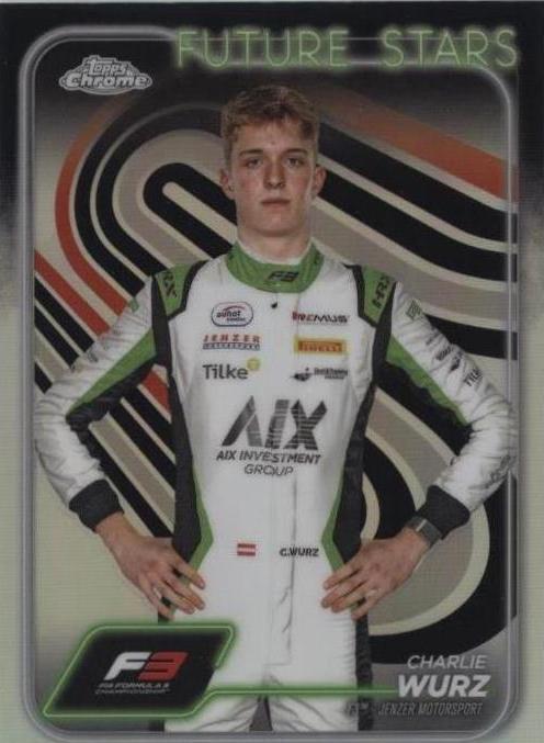 2024 Topps Chrome Formula 1 - F3 Drivers Future Stars Charlie Wurz #58 ...