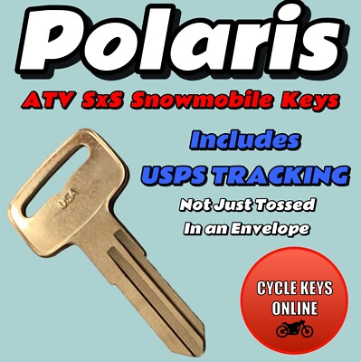 Polaris Snowmobile Keys Spare Replacement Key Cut to Your Key Code 4150 ...