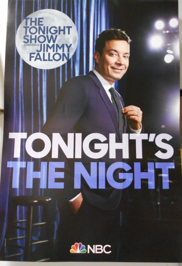 Jimmy Fallon Tonight Show Poster