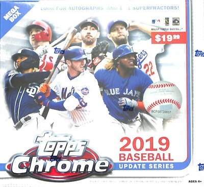 2019 Topps Chrome Update Sealed Retail Mega Box | eBay