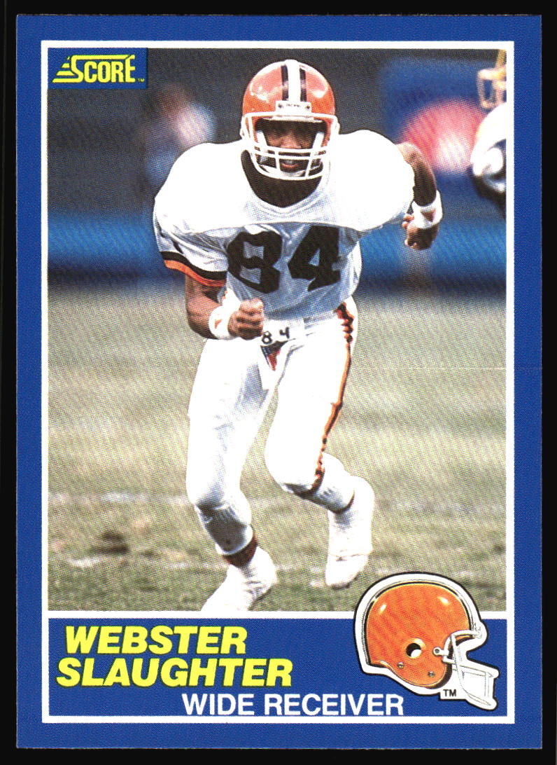 1989 Score Webster Slaughter #41 Cleveland Browns | eBay