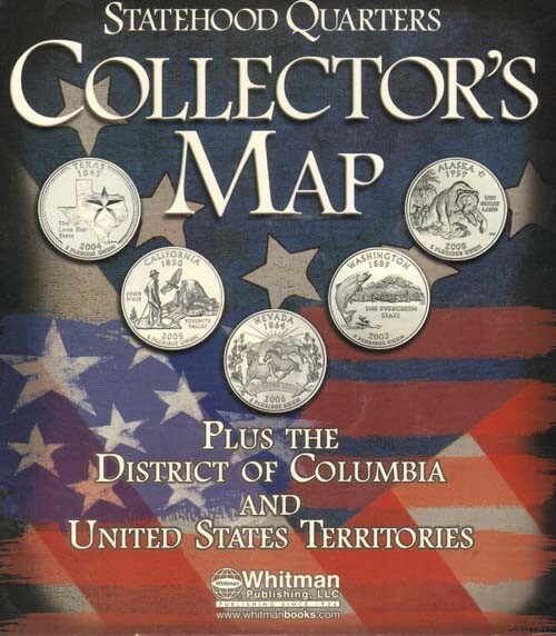 Us Quarter Map Printable Wooden US 50 States Quarter Map, Quarter Coin