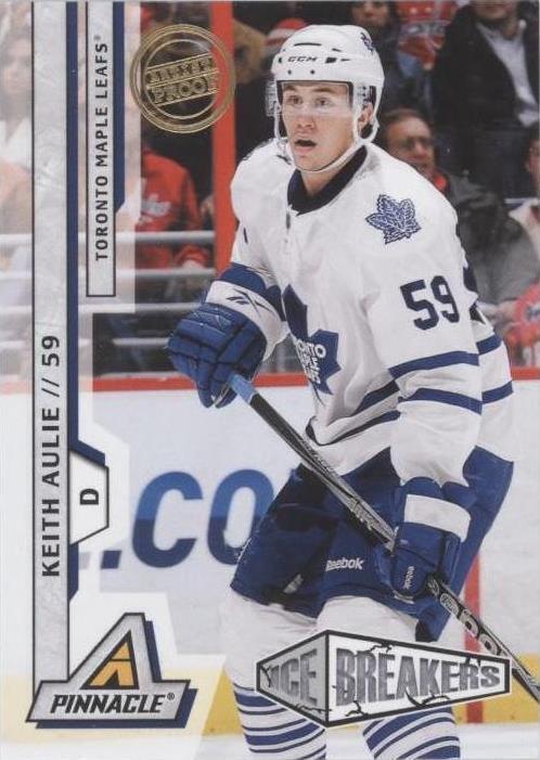 2010-11 Panini Pinnacle - Ice Breakers Keith Aulie #244 Artist's Proof ...