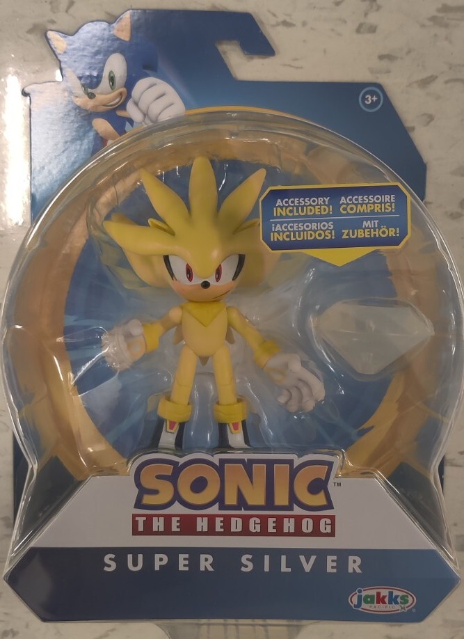 Super Silver The Hedgehog Toy Super Silver Hedgehog