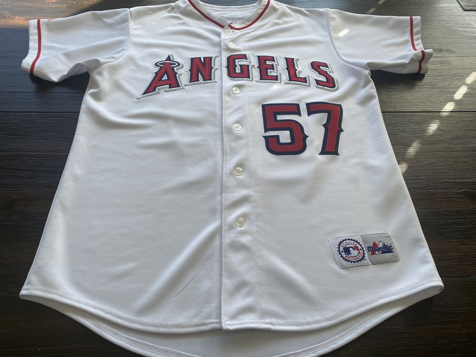 MLB Anaheim Angels Francisco Rodriguez Mens Majestic Stitched Jersey- Large | eBay