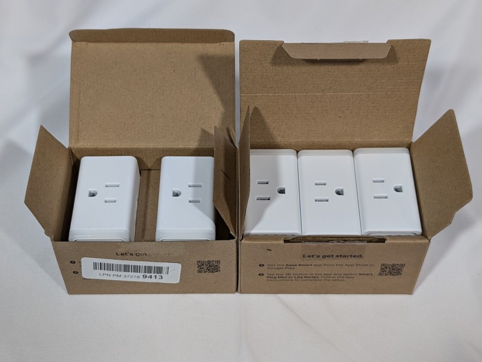 Kasa Smart Wi-Fi Plug Mini by TP-Link HS103 - Lot Of 5 840030702679| eBay