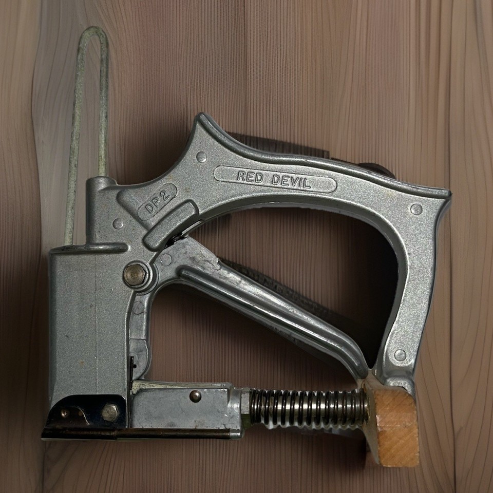 Vintage Red Devil DP2 Glazing Point Driver Window Framing Stapler Gun ...