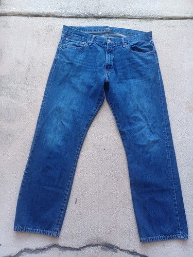 Polo Ralph Lauren Jeans Mens 36x30 Blue Denim Classic Fit Straight Leg ...