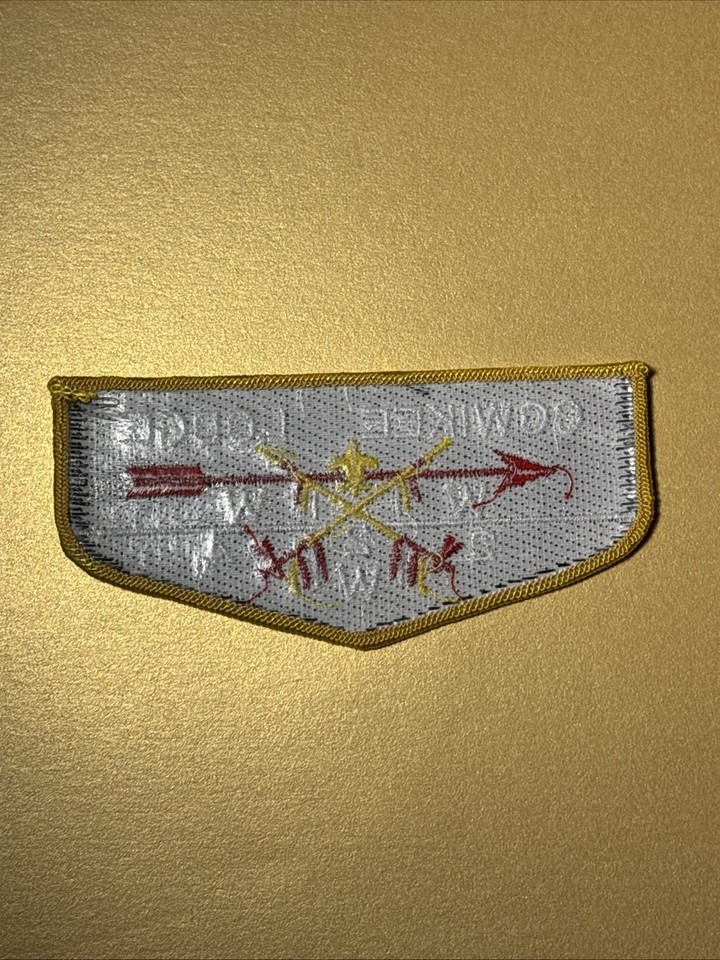 Boy Scout BSA OA Lodge#224 Cowikee Lodge Flap Mint | eBay