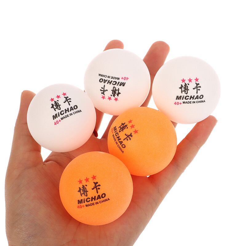 10Pcs 3 Star V40+ Table Tennis Balls New Material ABS Plastic Ping Pong ...