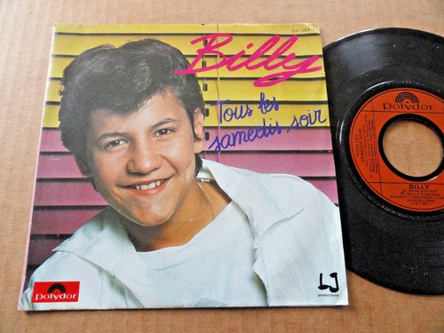 DISQUE 45T DE BILLY " TOUS LES SAMEDIS SOIR " | eBay