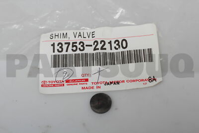 1375322130 Genuine Toyota SHIM, VALVE ADJUSTING 13753-22130 | eBay