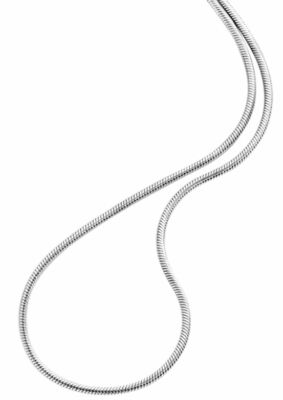 Kipling Sterling Silver Snake Chain Necklace 16 Inch (41 Cm) . | eBay
