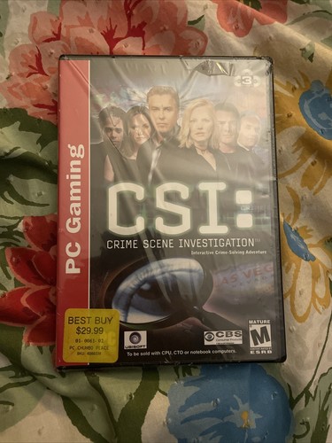 2003 CSI: Crime Scene Investigation PC GAMING CD-ROM SoftWare 3CD Set ...