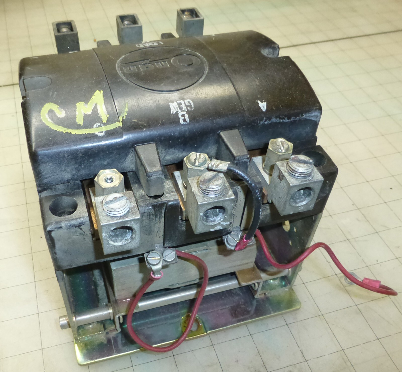 100 AMP 3 PHASE 440 VOLT COIL ONAN TRANSFER SWITCH CONTACTOR RELAY ...