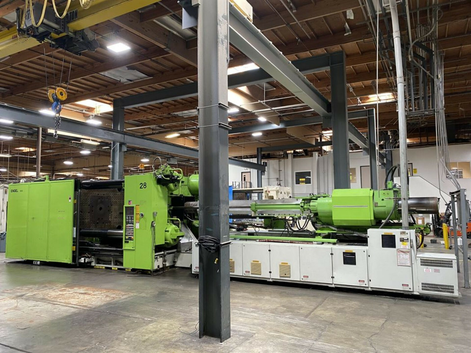 1999 1650 ton Engel Duo Injection Molding Machine, Model 16050/1650DU ...