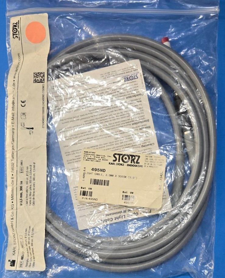 Karl Storz 495ND Fiber Optic Cable 3.5mm x 300cm (GERMANY) | eBay