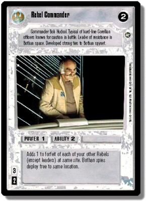 SWCCG: Rebel Commander [Ungraded] A New Hope Star Wars CCG Decipher | eBay