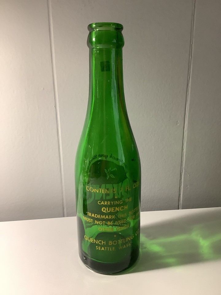 QUENCH 7oz ACL Soda Bottle Quench Bottling Co. 1946 Seattle, WA 🥤 | eBay